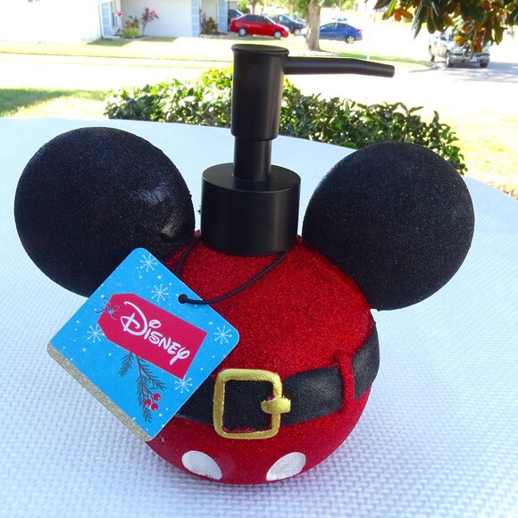 Disney | Bath | Disney Holiday Mickey Mouse Soaplotion Pump Dispenser ...